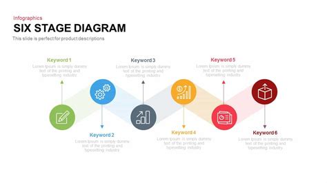 6 Stage Service Process Powerpoint Template And Keynote Slide