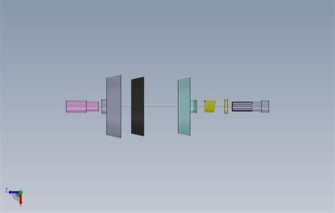 锥形离合器。solidworks 2015模型图纸免费下载 懒石网