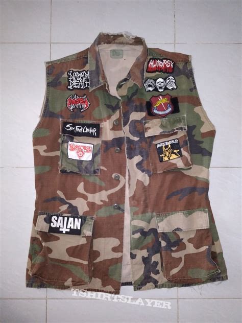 Giant Cock Garbage Battle Vest Tshirtslayer Tshirt And Battlejacket
