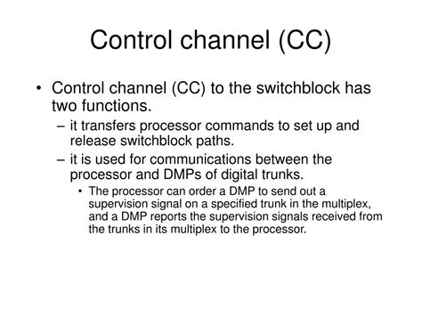 Ppt Channel Associated Interexchange Signaling Powerpoint