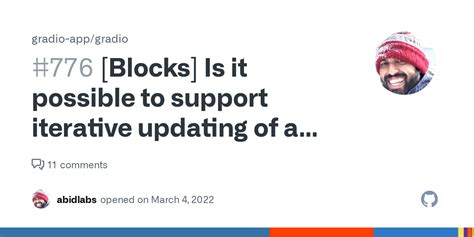 Blocks Is It Possible To Support Iterative Updating Of An Output