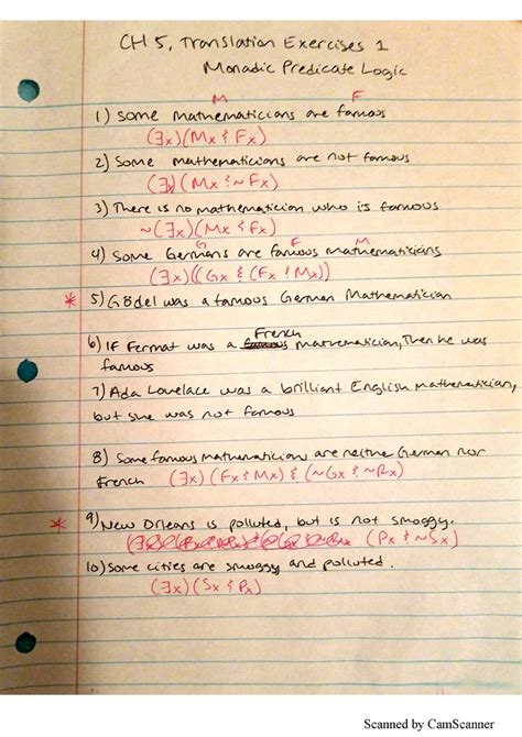 Solved Monadic Predicate Logic Translations Help Can You