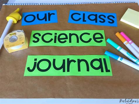 Class Science Journal Mrs Richardsons Class