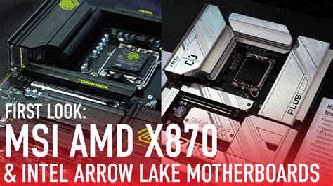 First Look Msi Teases Amd X870 And Intel Arrow Lake Motherboards Pcmag