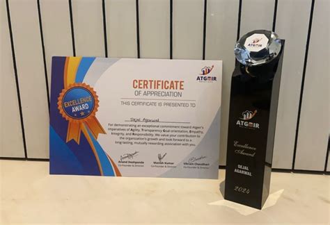 sejal agarwal on linkedin excellenceaward gratitude teamwork