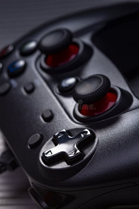 Game Pad Video Controller Gamepad With Sticks And Buttons Close Up