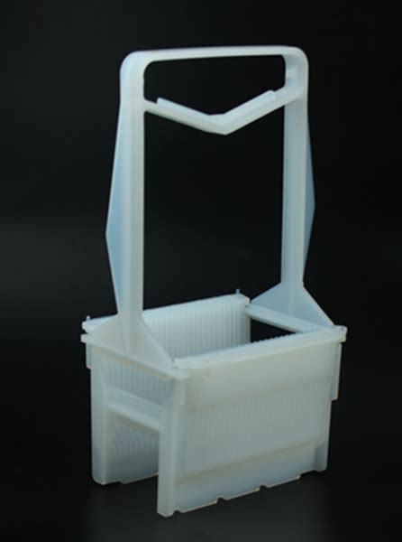 Mse Pro 2 Inch Diameter 25 Wafers Carrier Box For Wafer Cleaning Pfa