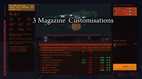 Annihilator Assault Rifle This Weapon Has 43 Weapon Customisations I