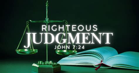 Sermon Righteous Judgment