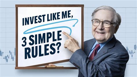 Warren Buffett How To Invest Like Me 3 Simple Rules Youtube