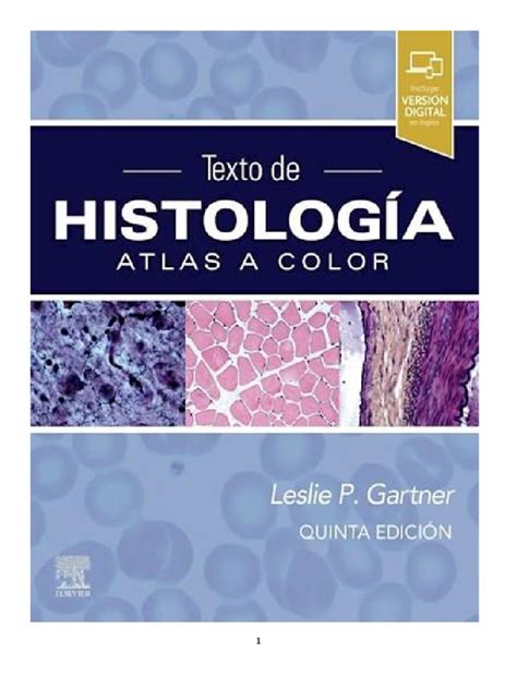Texto De Histologia Atlas A Color Gartner 5a Edicion Descargar Gratis