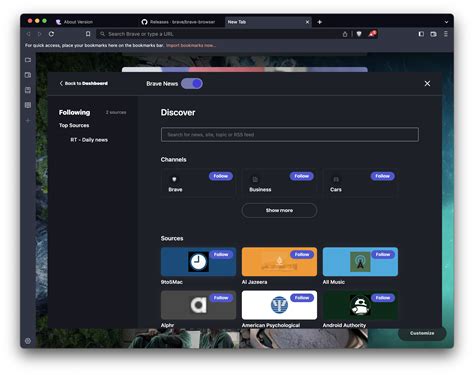 Migrated `followed` Feed Source Doesnt Display In V2 · Issue 26339 · Bravebrave Browser · Github