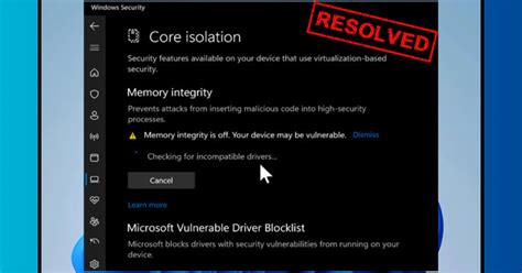 Как и зачем включить функцию «Целостность памяти Core Isolation для повышения безопасности в