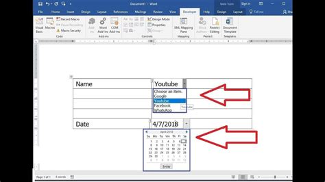 How To Insert Calendar Drop Down In Excel Preschool Calendar Printable