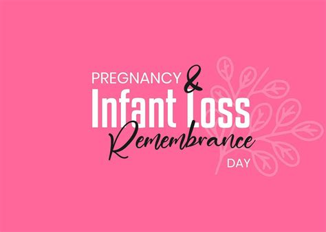 Pregnancy And Infant Loss Remembrance Day 25788130 Vector Art At Vecteezy
