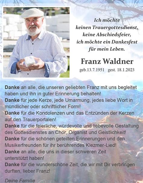 Franz Waldner Aus Laas Trauerhilfeit Das Südtiroler Gedenkportal