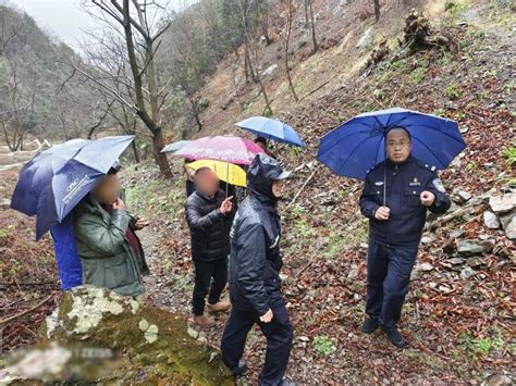 杭州男子走失一天一夜，50余人冒雨进山搜救