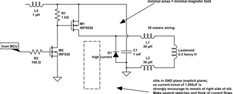 Solenoid Switching Inductive Loads At Long Distances Best Practice Electrical Engineering