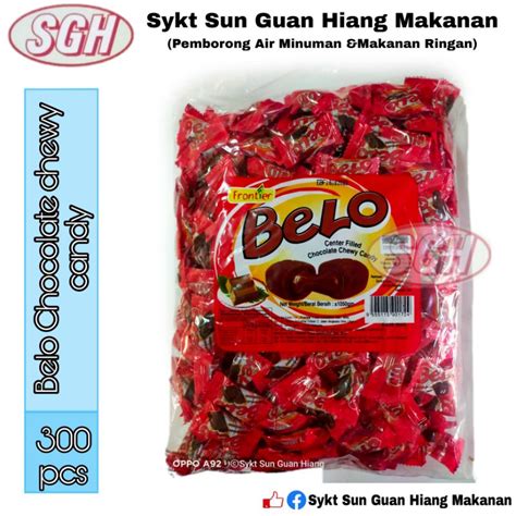Belo Chocolate Chewy Candy 300 Pcs Shopee Malaysia