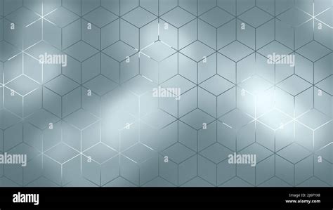 Sandblasted Or Frosted Gray Glass With Backlit 3d Cubes Pattern Abstract Geometric Background
