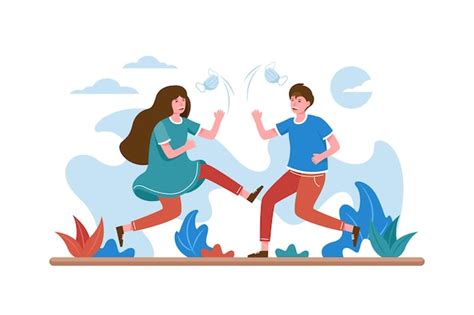 자기 격리 후 회의하는 사람들 무료 벡터