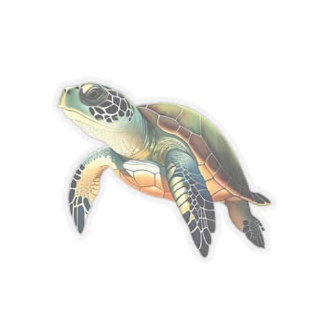Sea Turtle Sticker Etsy