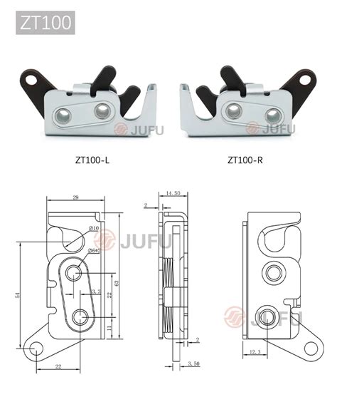 Concealed Panel Latch Rotary Latches Secure Door Panels
