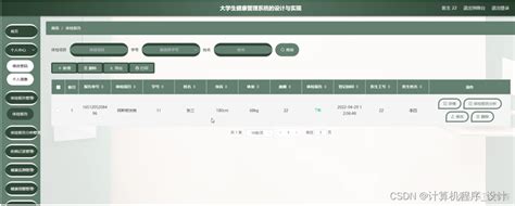 健康管理系统python 健康管理系统设计mob6454cc627440的技术博客51cto博客