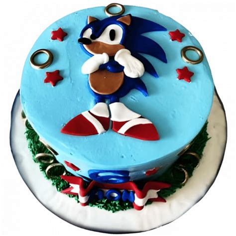 Sonic Birthday Cake Bakehoney
