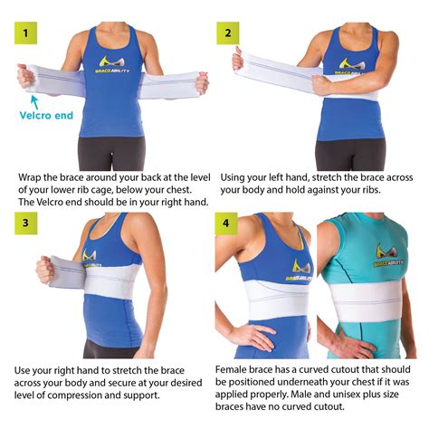 Broken Rib Belt Wrap Brace For Fractured And Dislocated Ribs