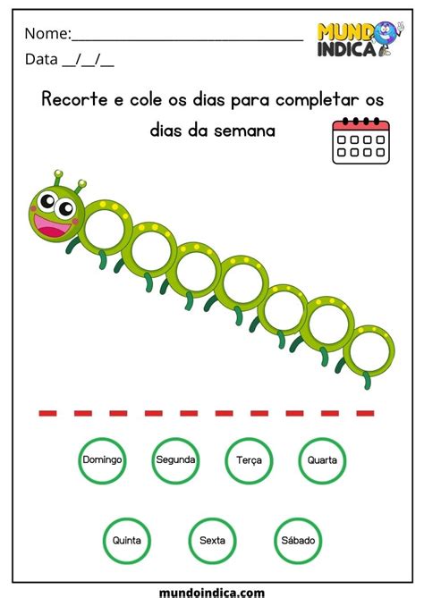 6 Tarefas para Alunos Síndrome de Down para Imprimir