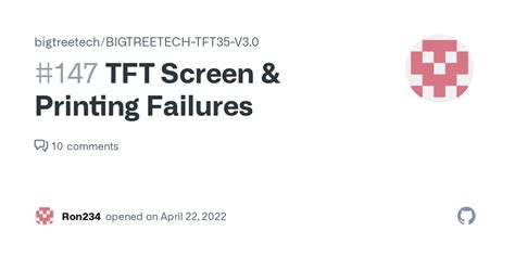 TFT Screen Printing Failures Issue 147 Bigtreetech BIGTREETECH TFT35 V3 0 GitHub