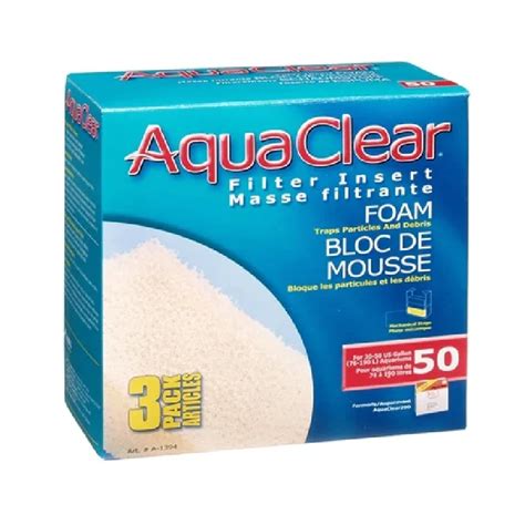 Aquaclear 50 Foam Filter Insert 3pk Finatics Aquarium