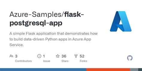 Github Azure Samplesflask Postgresql App A Simple Flask Application