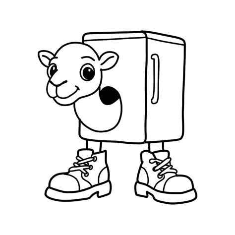 Imprimir Frigo Camello Para Colorir