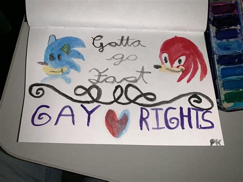 Sonic Says Gay Rights Sonicthehedgehog