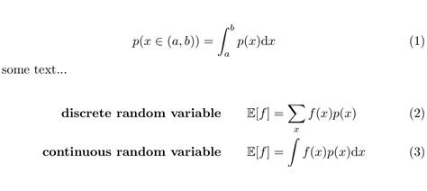 How To Align Equation Numbers In Table With Equations Outside It Automatically TeX LaTeX