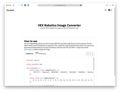 Introducing A New Way To Display Images On Your Vex V5 Brain No Micro Sd Card Required