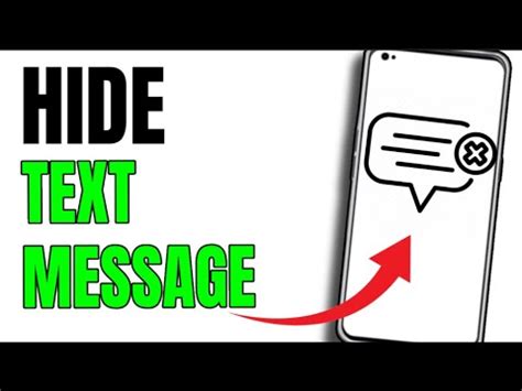HOW TO HIDE TEXT MSGS ON ANDROID NEW UPDATE YouTube