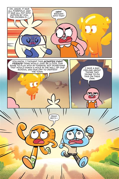 Read Online The Amazing World Of Gumball Cheat Code Comic Issue Full