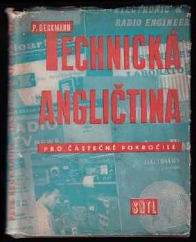 Technick Angli Tina Pro Ste N Pokro Il Petr Beckmann