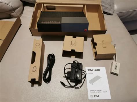 Modem Router Tim Hub Adsl Adsl Vdsl Evdsl Fibra Wifi Mega Autoistallante Eur