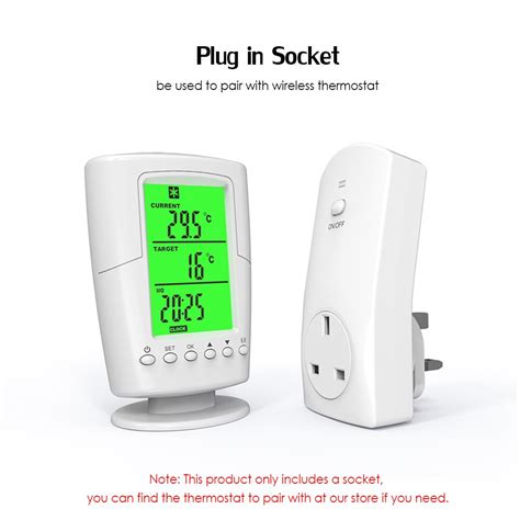 Smart Programmable Wireless Remote Thermostat Plug Grandado