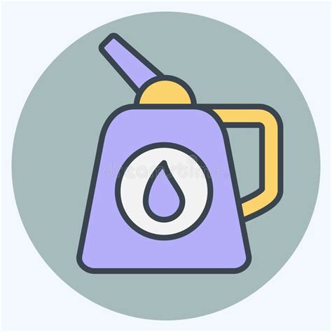 Icon Clothes Steamer Related To Laundry Symbol Color Mate Style Simple Design Editable Stock