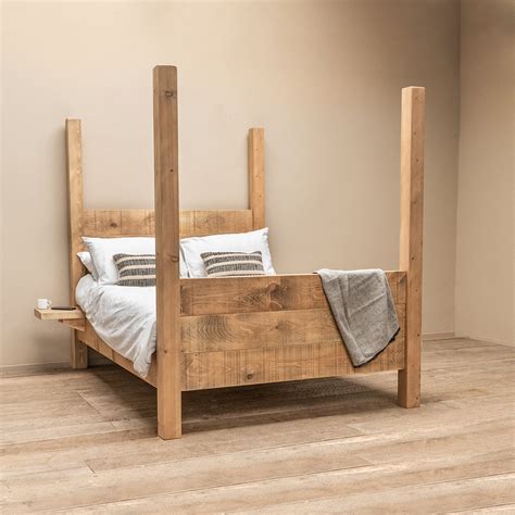 Wooden Four Poster Bed Frame Pip 4 Poster Wooden Bed Frame Dunelm