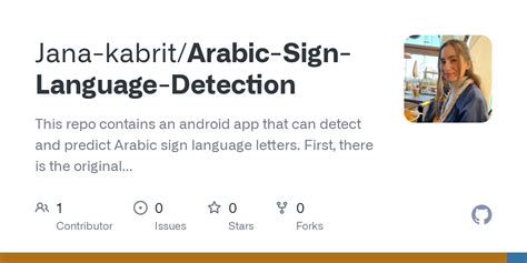 Github Jana Kabrit Arabic Sign Language Detection This Repo Contains