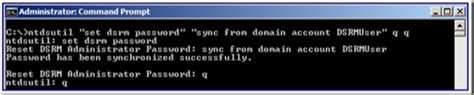 Password Reset Techniques For Windows Server Dsrm Brute Force