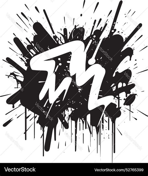 Graffiti Galaxy Icon Exploring Infinite Royalty Free Vector