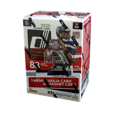 2020 Panini Donruss Football 11 Pack Blaster Box Red Steel City