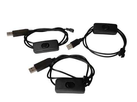 USB MALE To PWM MALE 4 PIN With IN LINE SWITCH ON OFF BEST FOR FAN ADAPTER CABLE CONNECTOR